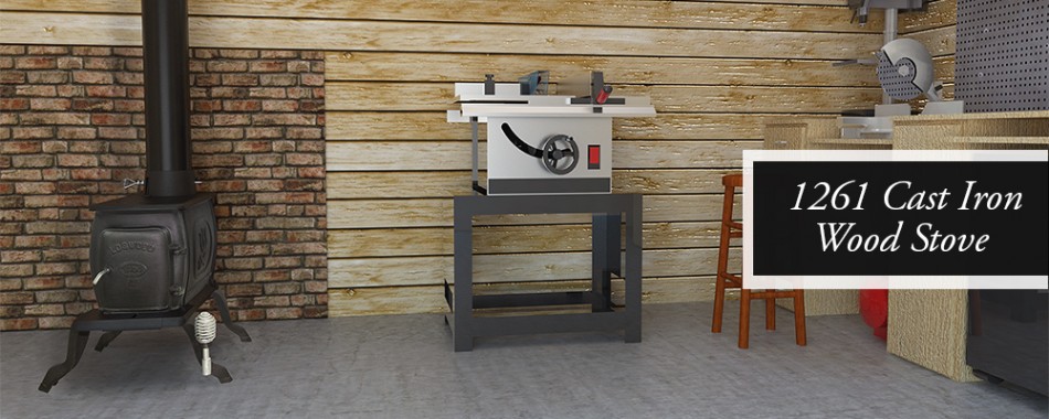 USSC Cast Iron Wood Stove 1261