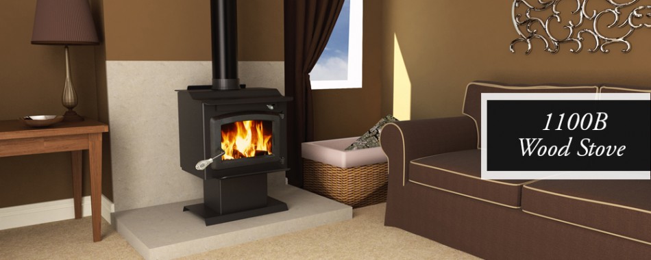USSC Cast Iron Wood Stove 1100B