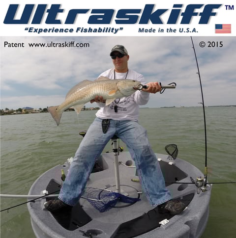 Ultraskiff vs 350lb Bull shark